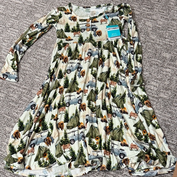 Posh Peanut | Dresses | Posh Peanut Forest Adventure Kids Dress | Poshmark